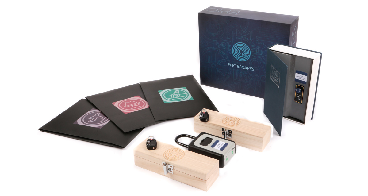 Epic Escapes: Escape Room in a Box – Review. Escape Room at home.