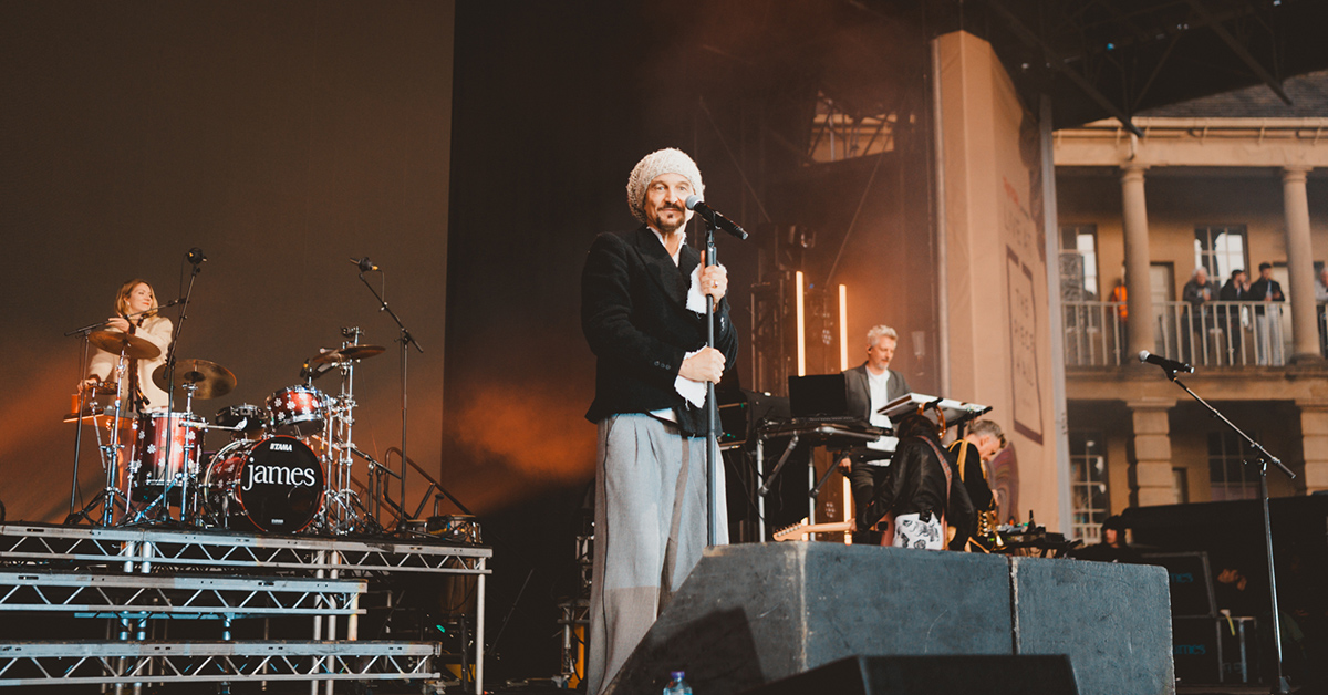 James – Live Review – The Piece Hall, Halifax - On: Yorkshire Magazine